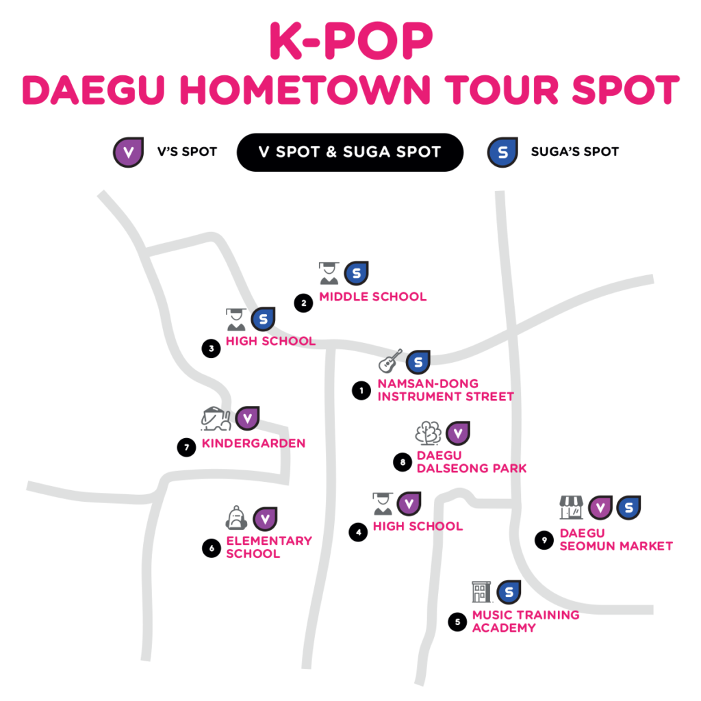 KPOP Daegu Hometown Travel Easy Kit (BTS 724 Episode) | KoreaTravelEasy
