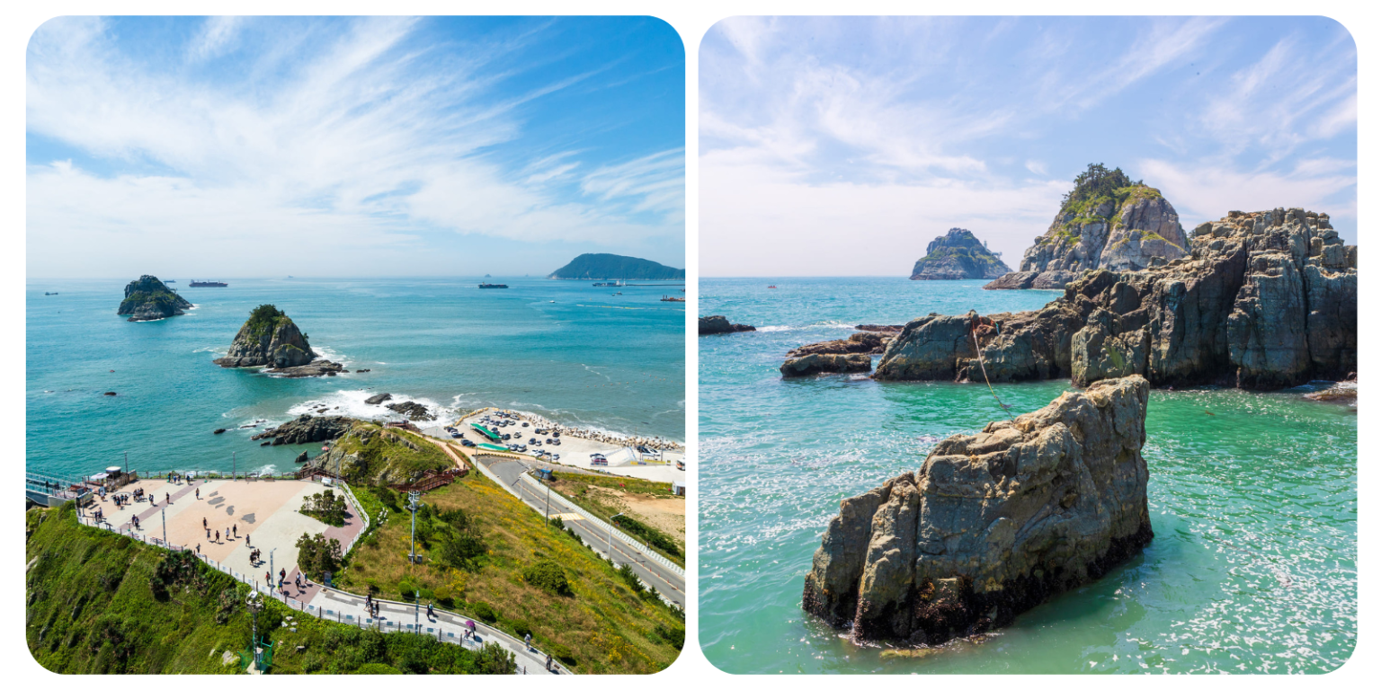 Busan one day City Tour – Haeundae Sky Capsule, Oryukdo Skywalk, Huinnyeoul and Gamcheon Culture ...